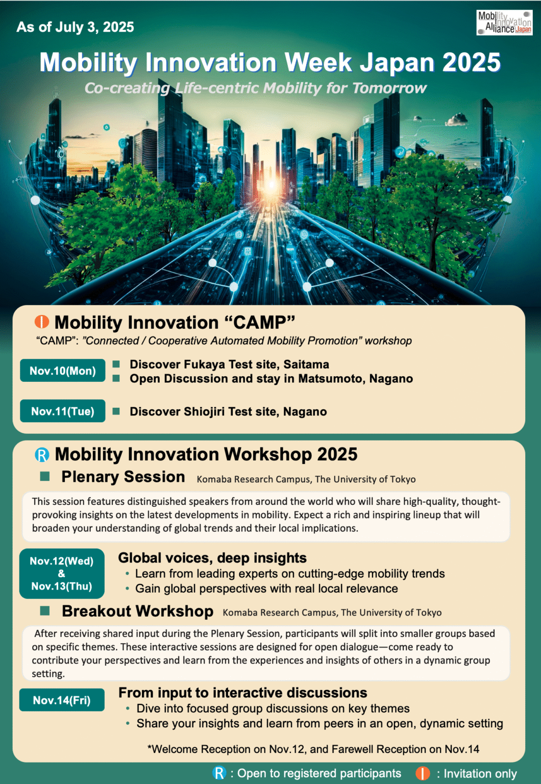Mobility Innovation Week Japan 2025 | Mobility Innovation Week Japan 2025